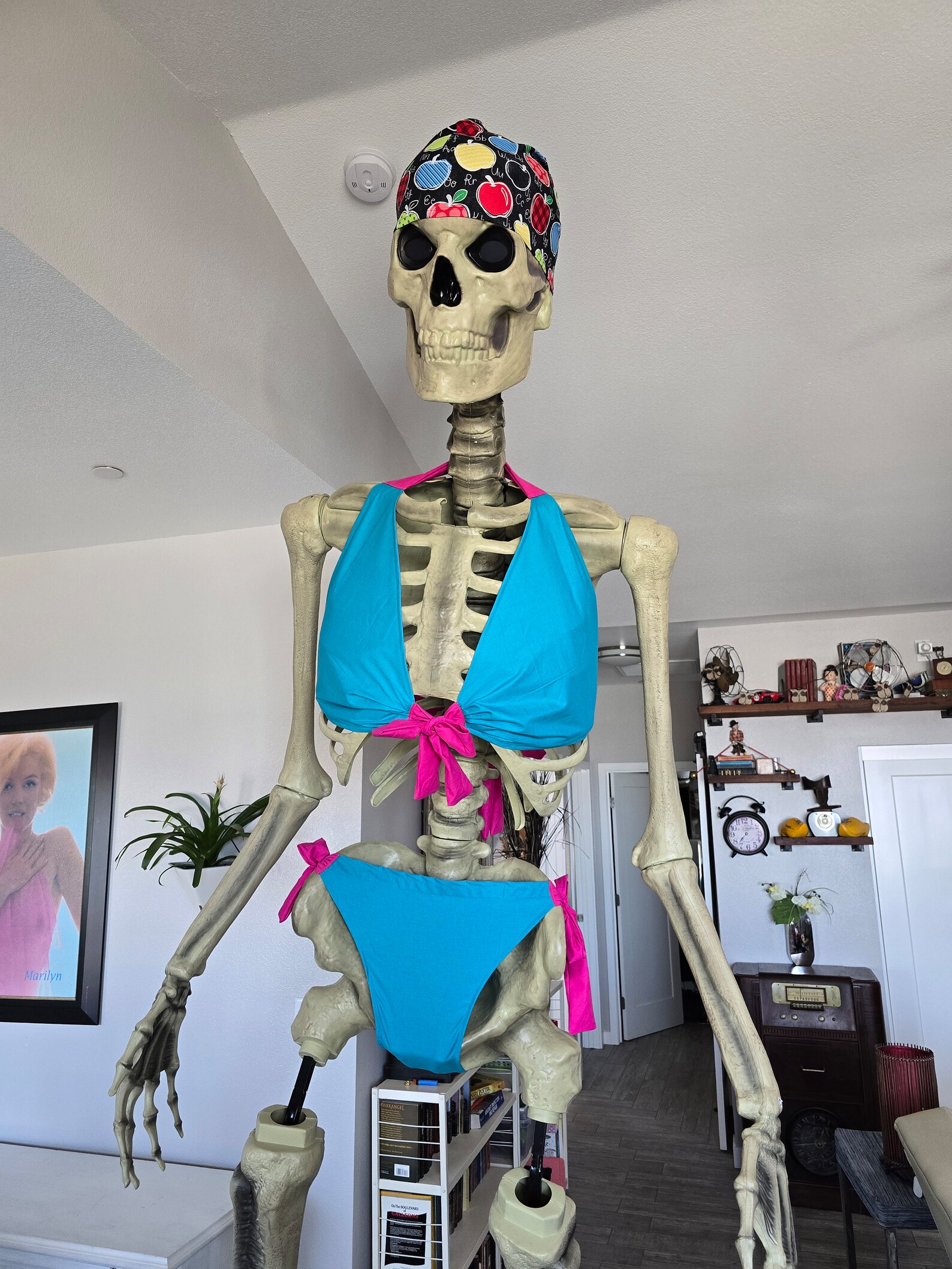 12 Ft Skeleton SWIM WEAR skeleton & Hats Not Included - Etsy