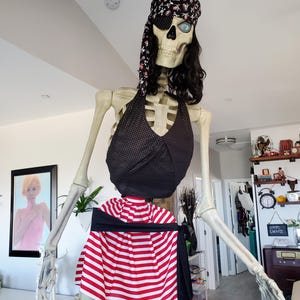 12 Ft Skeleton Pirate Costume!!!! (skelleton Not Included) - Etsy