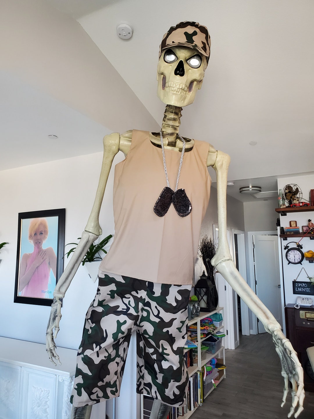 12 Ft Skeleton Camo Costume!!!! (skeleton Not Included.) - Etsy