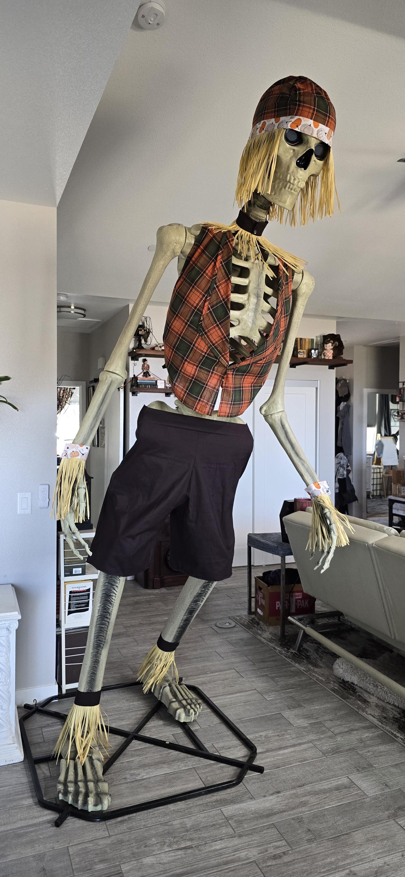 12 Ft Skeleton Scarecrow Costume!!!! (skelleton Not Included) - Etsy