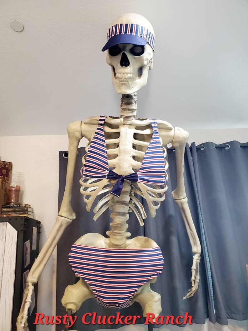12 Ft Skeleton SWIM WEAR skeleton & Hats Not Included - Etsy