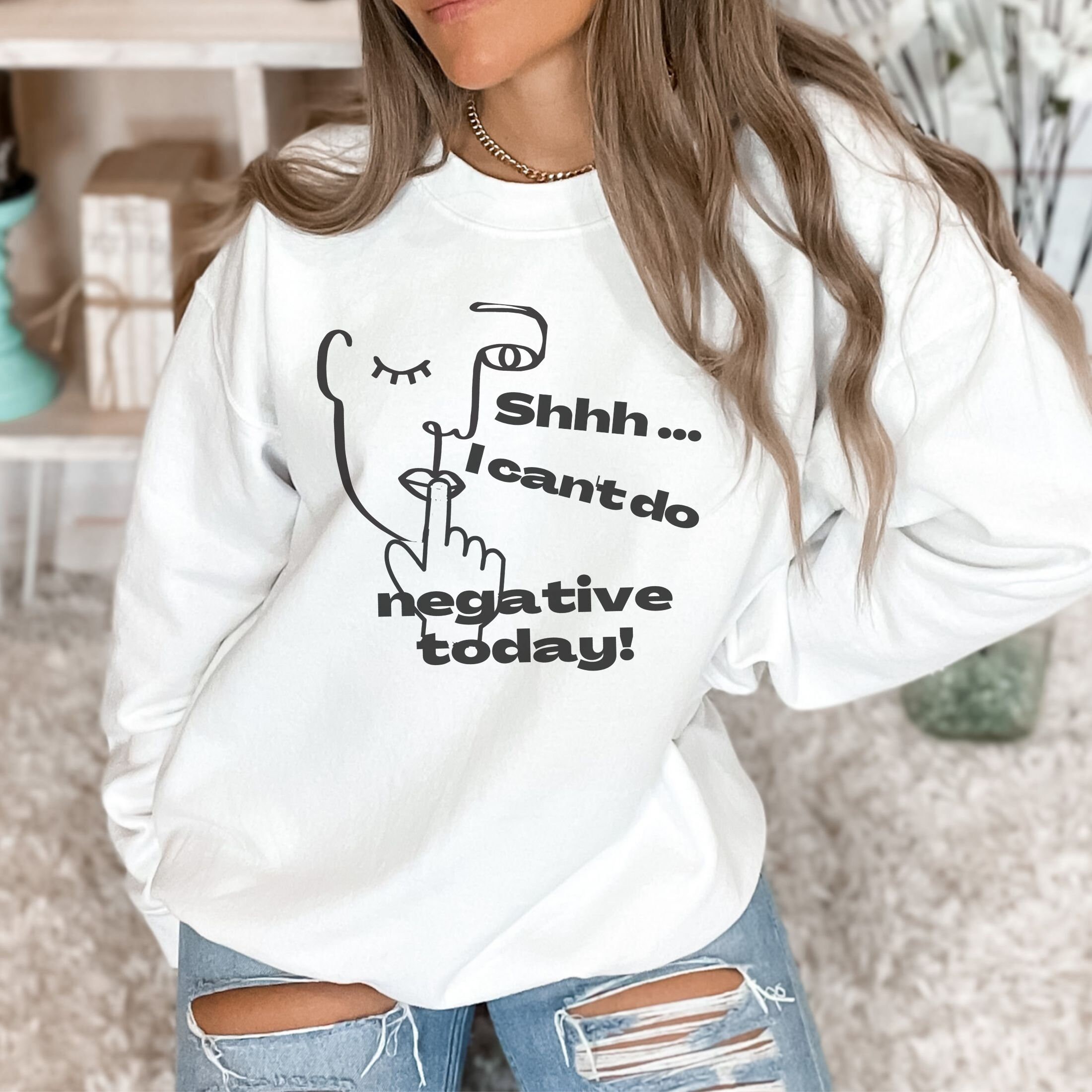 Sarcastic Crew Neck Sweatshirt, Sassy Saying Shirt, Fun Woman Shirt ...