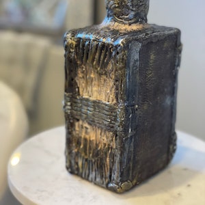 Decorated Book, Antique Book. Bottle Art. Home Decor. Altered Bottle ...