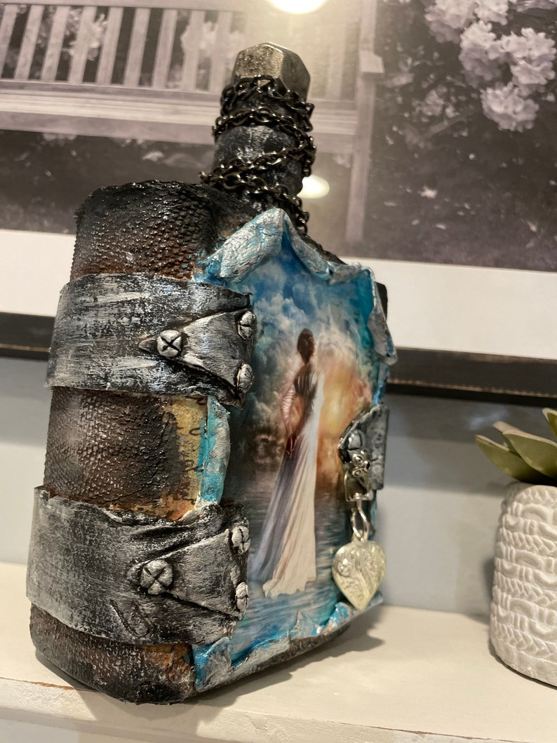 Bottle Book. Antique Book. Unique Bottle Art. Home Decor. - Etsy