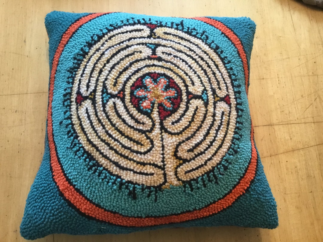 Finger Labyrinth Pillow Kit Oxford Punch Needle Madmatters - Etsy