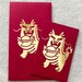 Year of the Dragon Red Envelope Gold - Lucky Money Money Envelope Lunar ...