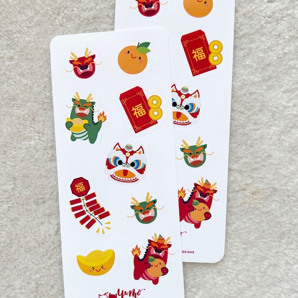 Chinese Stickers - Etsy
