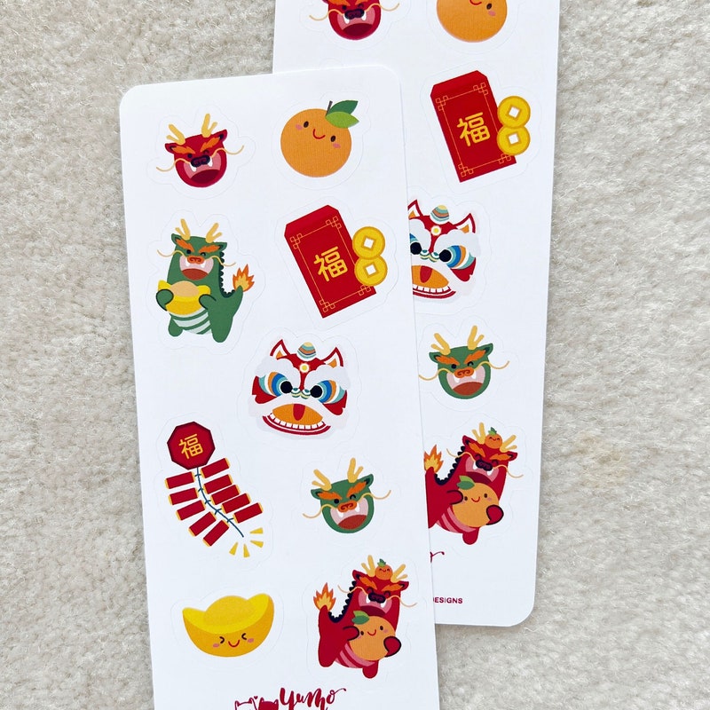Chinese Stickers - Etsy
