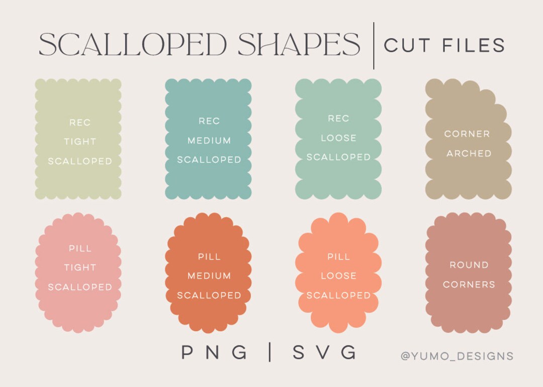 The Scallop Templates - Wedding Invitations Table Number Table Signs - Etsy