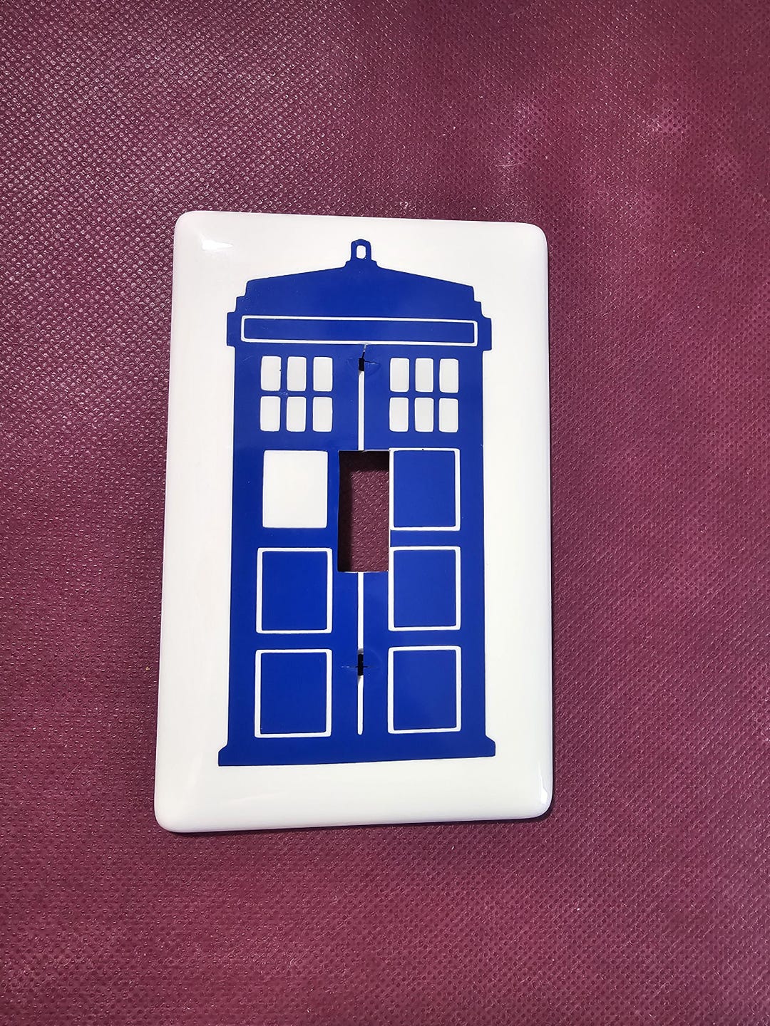 Tardis Light Switch Cover/toggle Switch/dr Who - Etsy