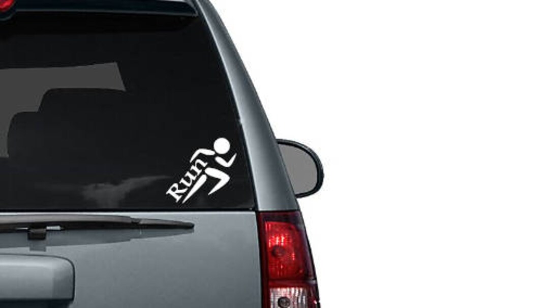 Stick Boy/girl Decal, Running Decal, Marathon Runner Decal, Half ...