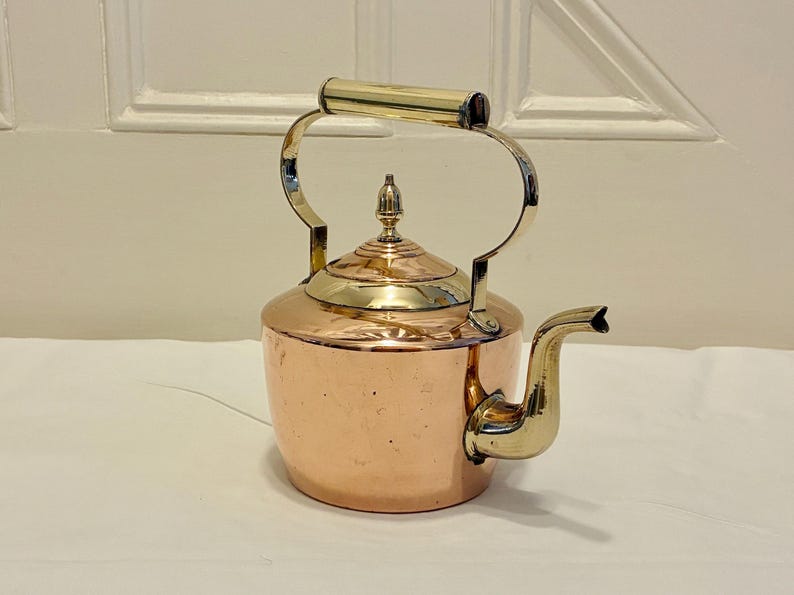 Antique English Country House Kitchen Hand Forged Copper 3 Imperial ...