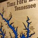 Tims Ford Lake, Tennessee. Laser Engraved Wooden Lake Map. - Etsy