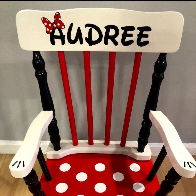 Mickey Mouse Rocking Chair - Etsy