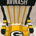 Greenbay Packers NFL Chair -childrens Rocking Chair - Personalized ...