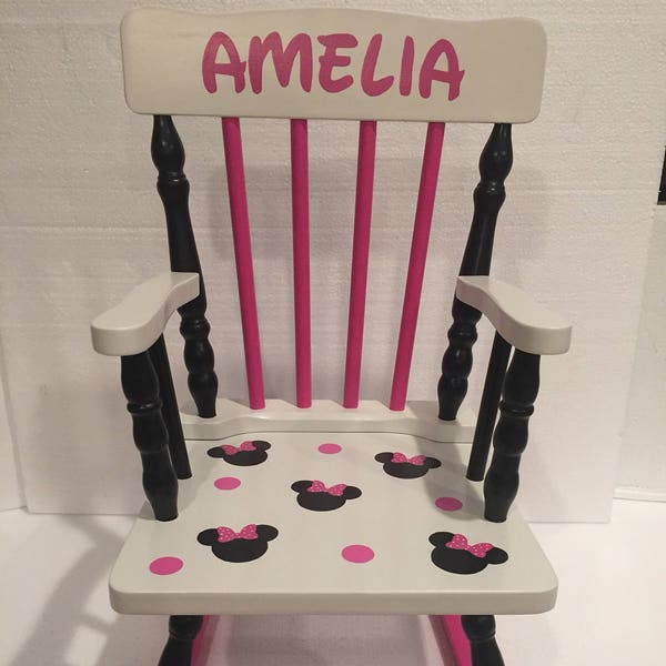 Mickey Mouse Rocking Chair - Etsy