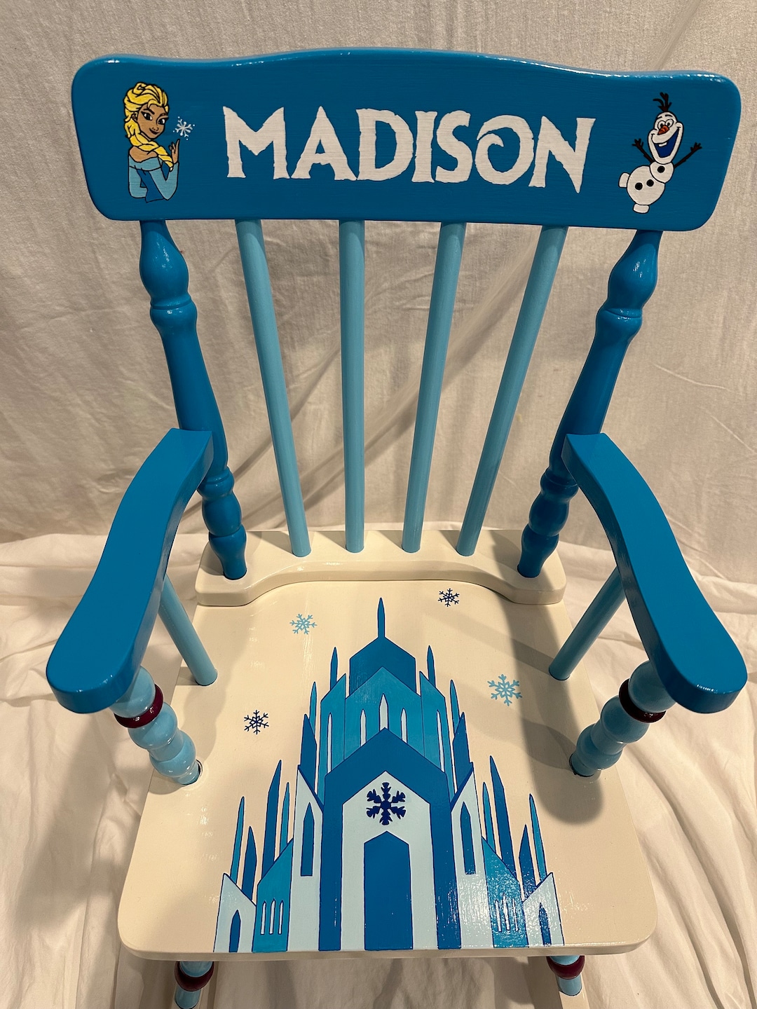 Frozen Rocking Chair - Frozen Chair - Toddler Gift - First Birthday ...