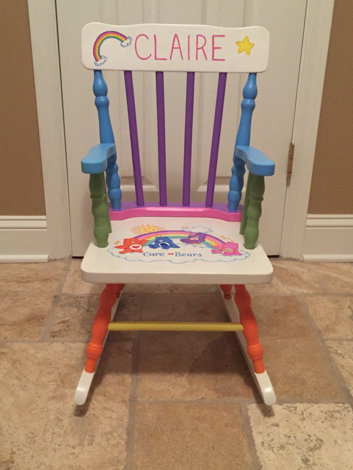 Care Bears Rocking Chair - Care Bears Chair - Care Bears Nursery - Care ...