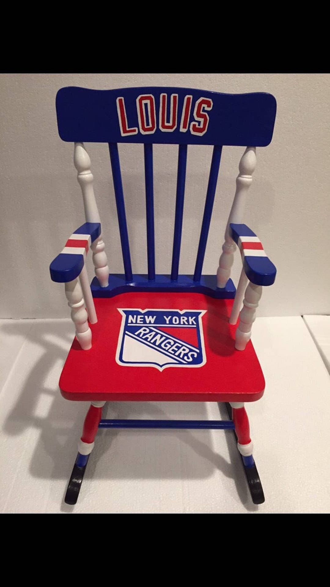 New York Rangers - New York Rangers Chair - NHL Gift - Hockey Gift ...