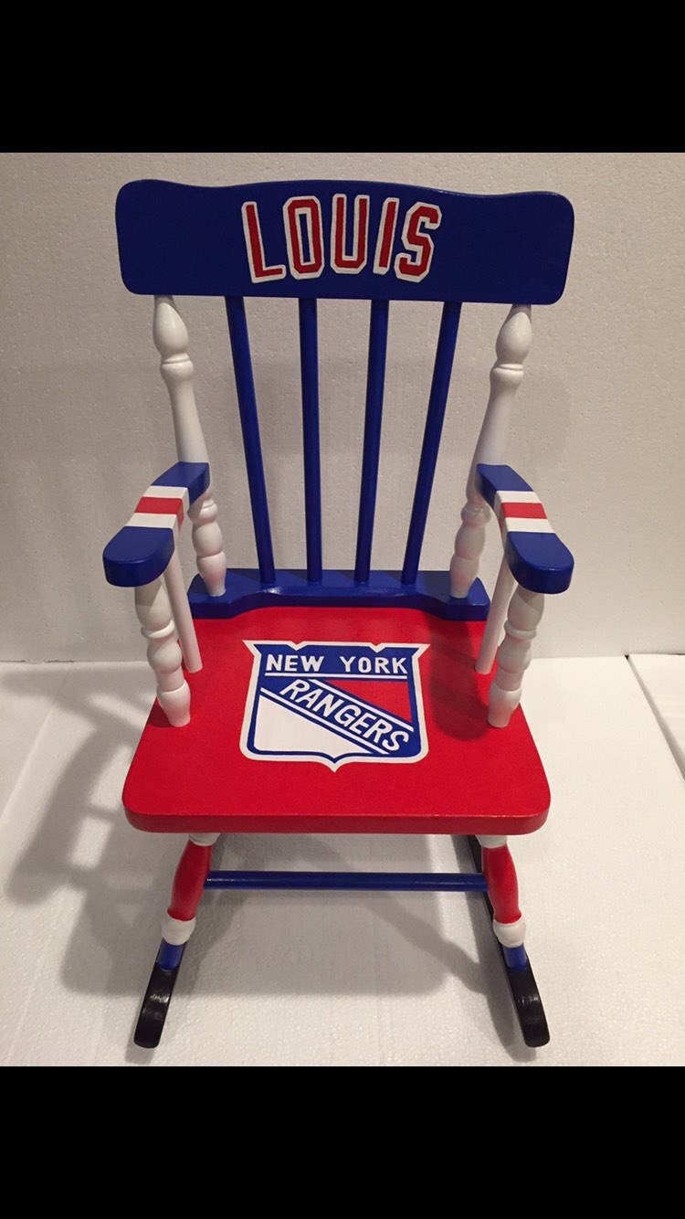 New York Rangers - New York Rangers Chair - NHL Gift - Hockey Gift ...