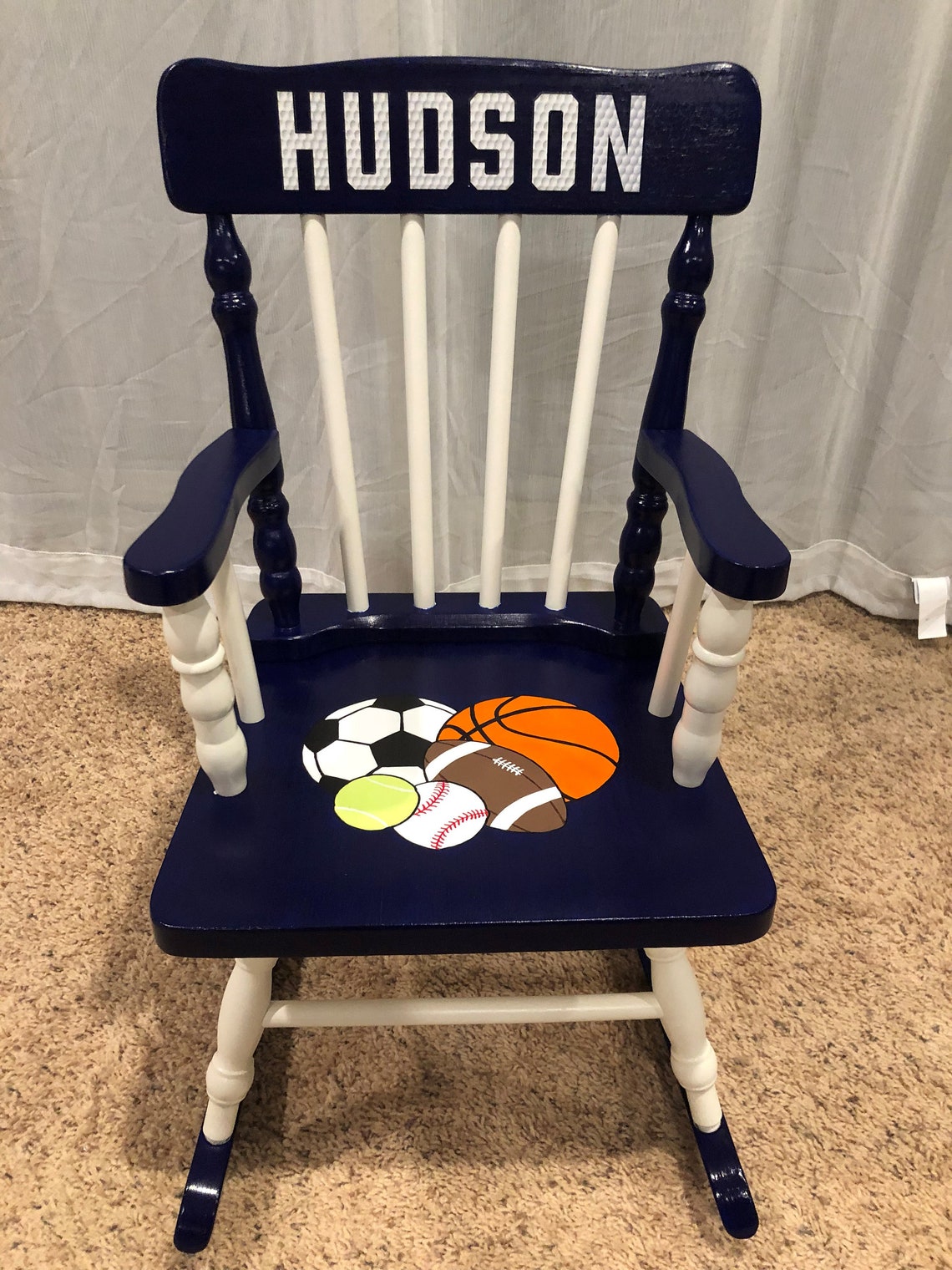 Kids Sports Rocking Chair - Etsy