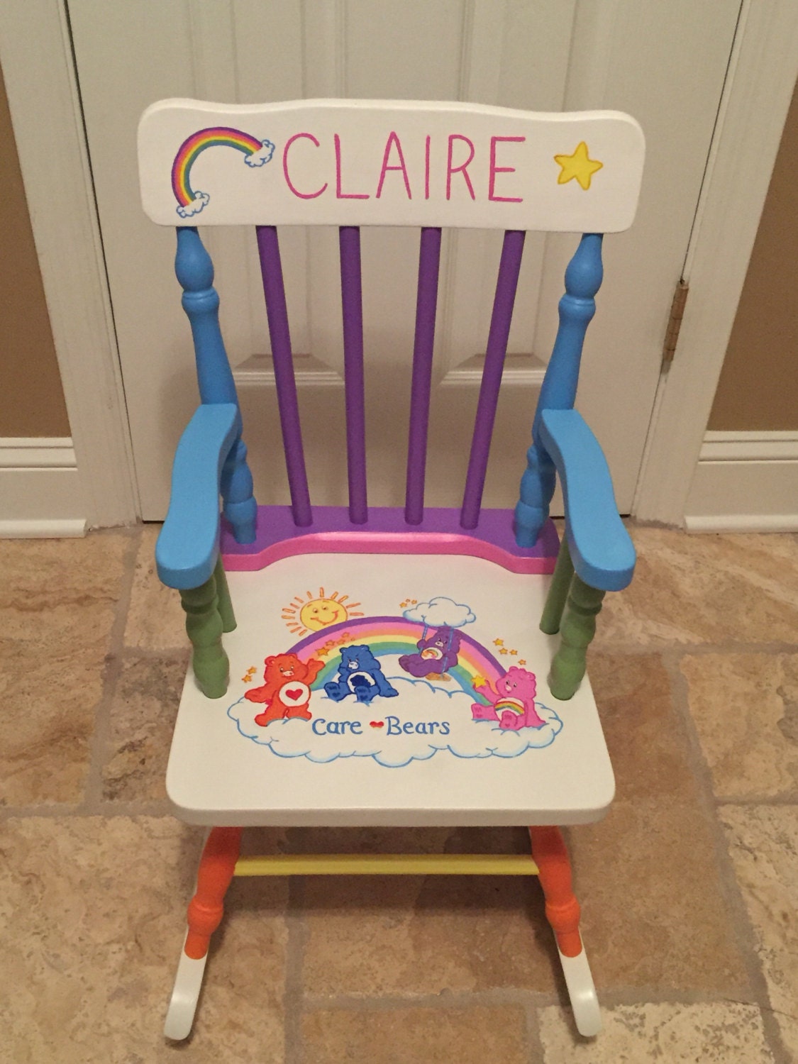 Care Bears Rocking Chair - Care Bears Chair - Care Bears Nursery - Care ...