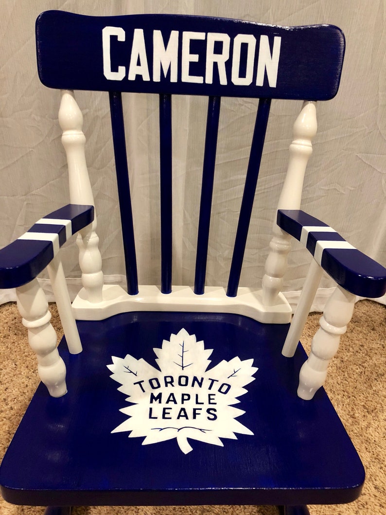 Toronto maple leafs chair personalized NHL chair childrens | Etsy