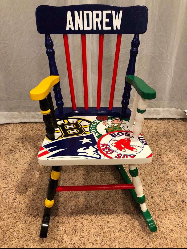 Boston Sports Chair Boston Celtics New England Patriots Boston Bruins ...