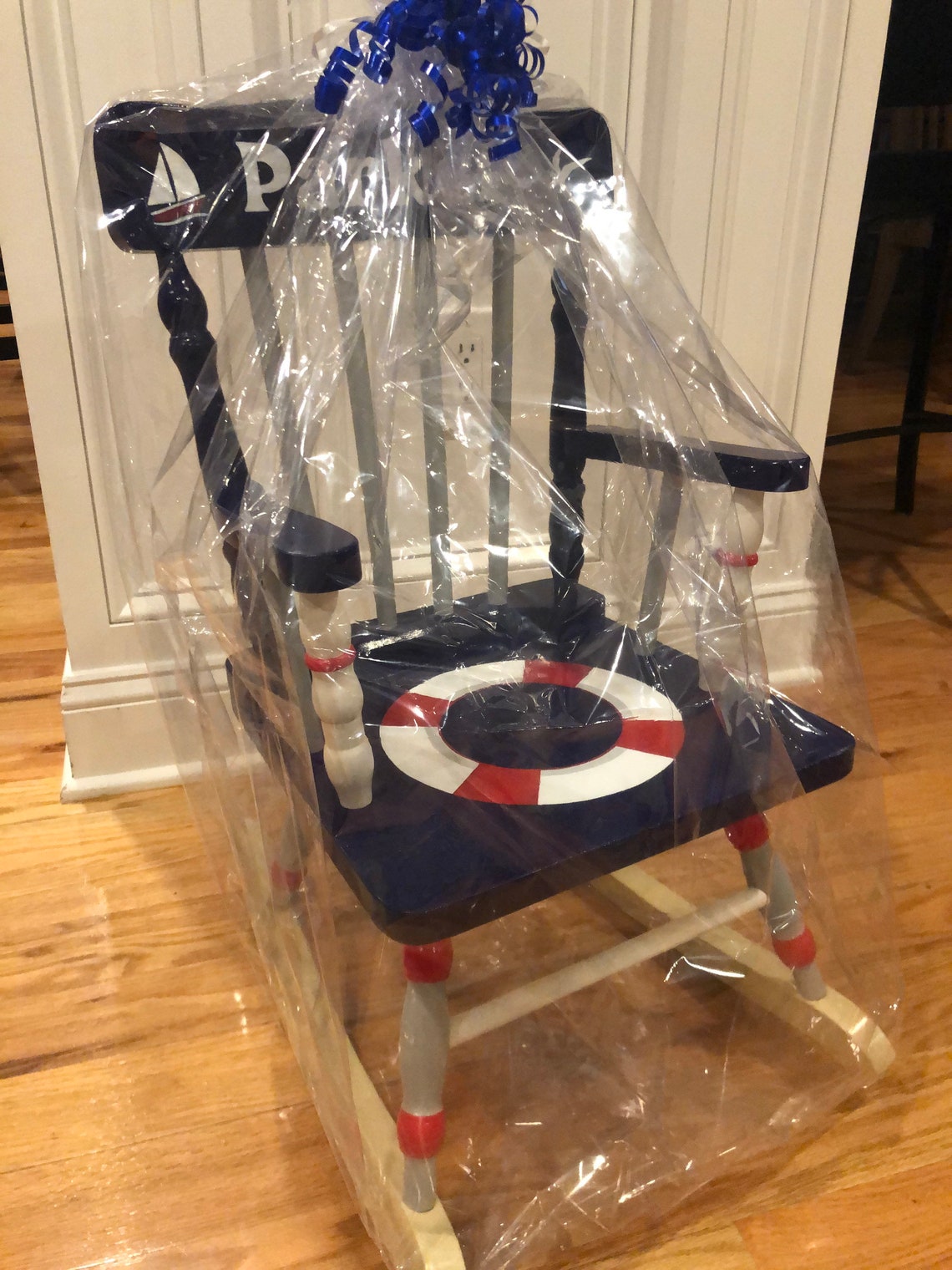 Nautical Nursery Nautical Baby Nautical Rocking Chair - Etsy