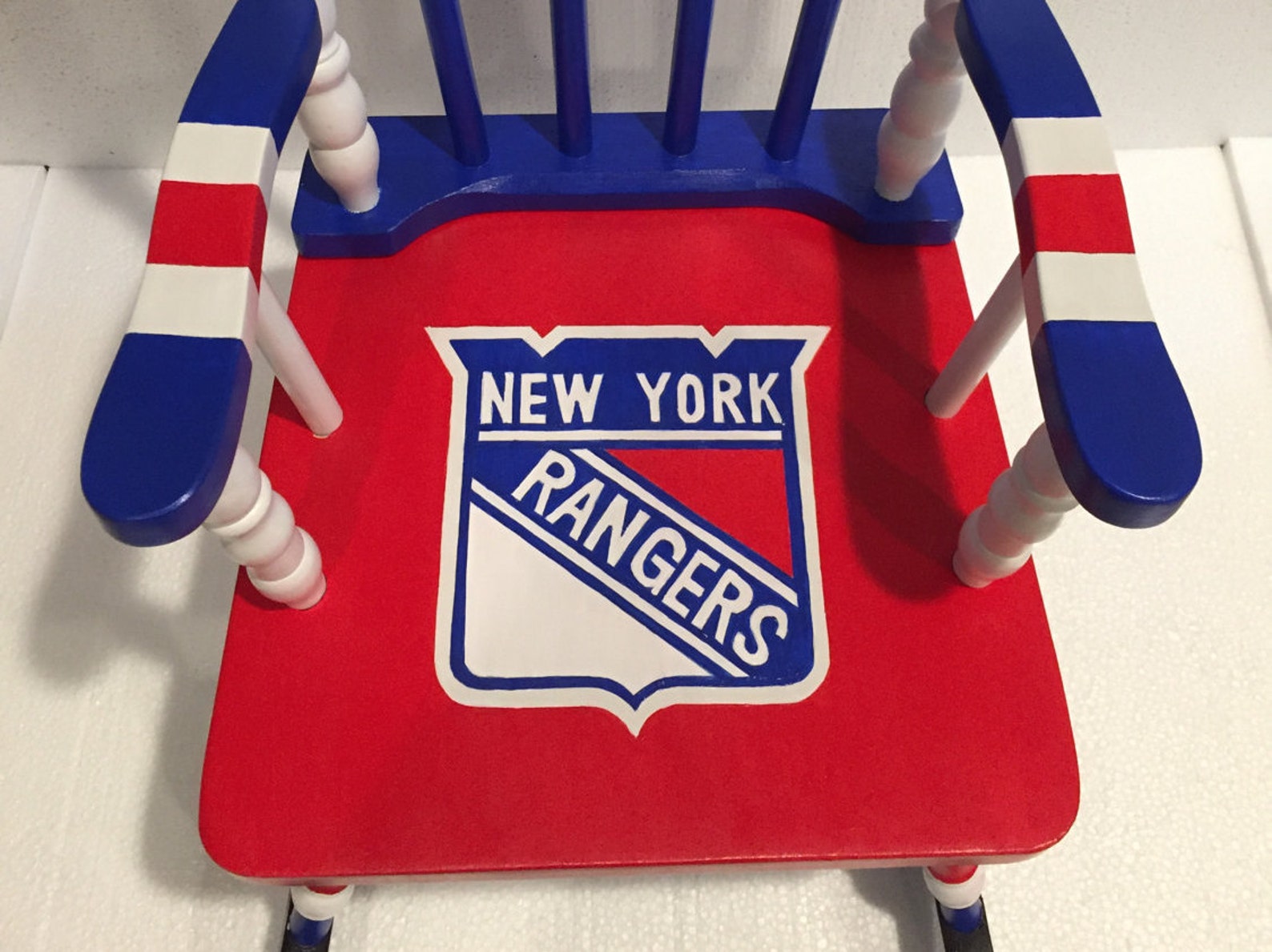 New York Rangers - New York Rangers Chair - NHL Gift - Hockey Gift ...