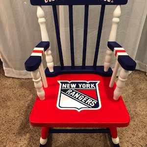 New York Rangers - New York Rangers Chair - NHL Gift - Hockey Gift ...