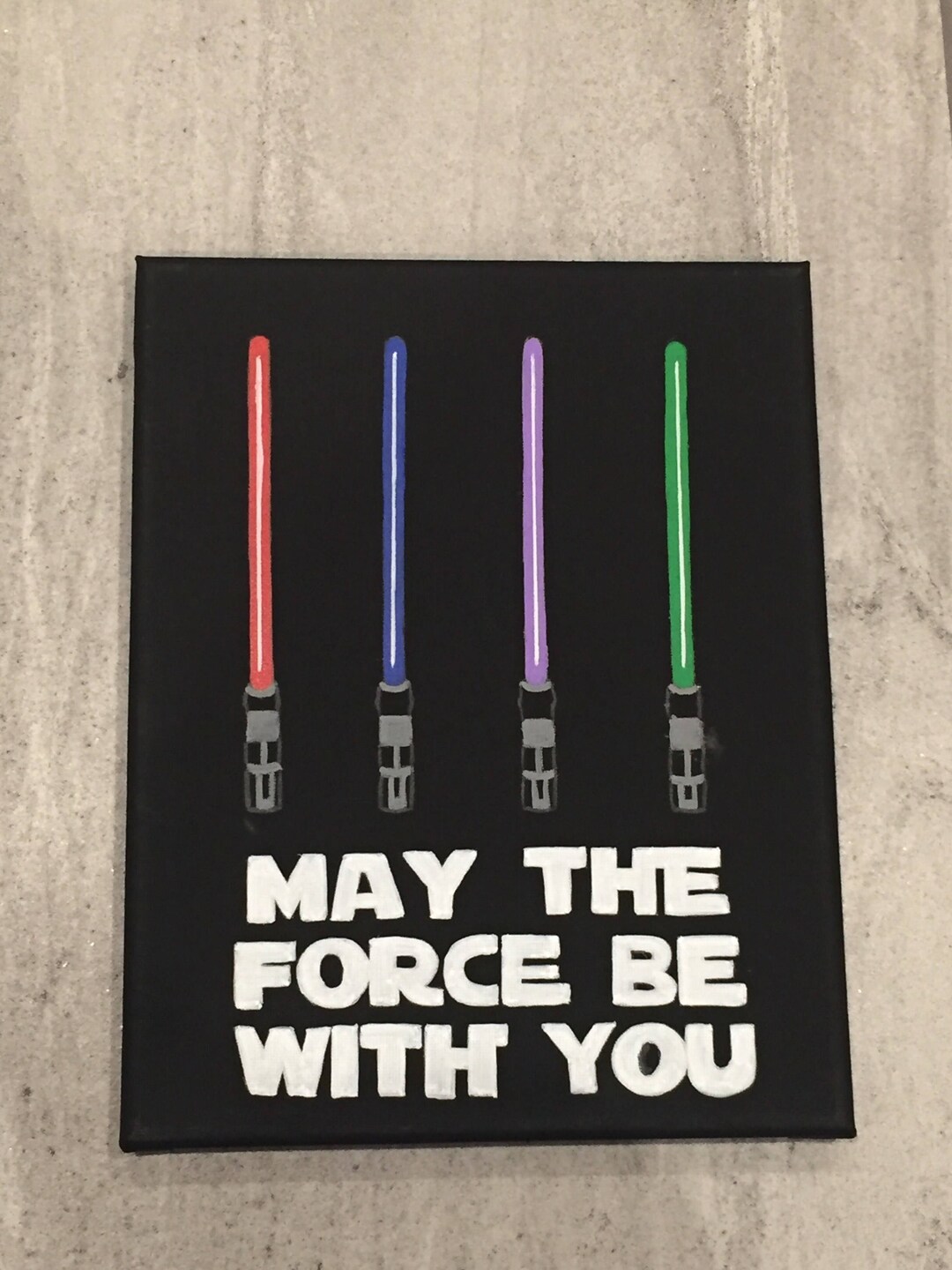 Star Wars Wall Art - Star Wars Wall Decor - Star Wars Bedroom - Star ...