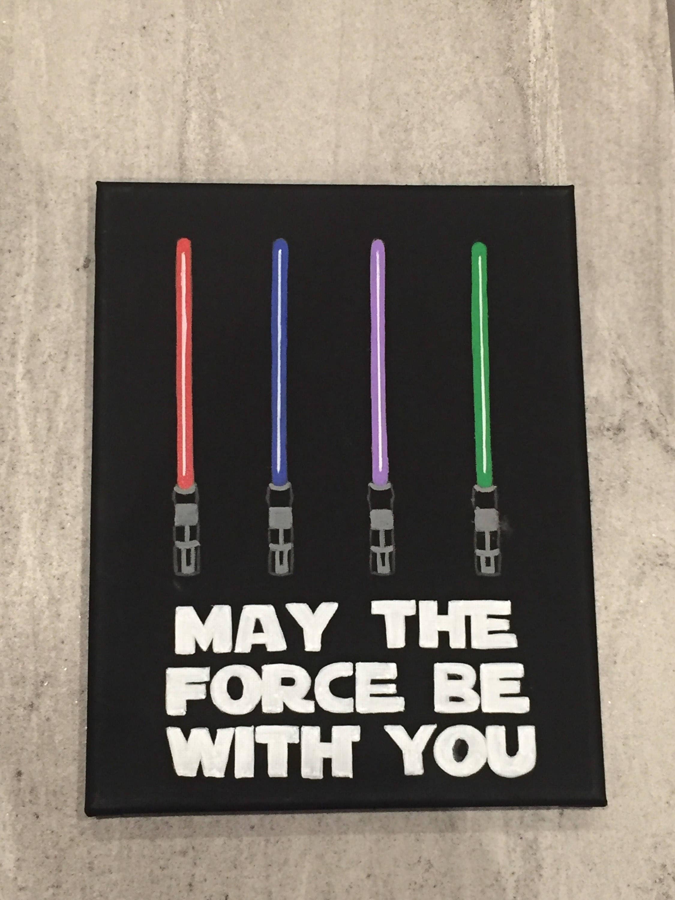 Star Wars Wall Art - Star Wars Wall Decor - Star Wars Bedroom - Star ...