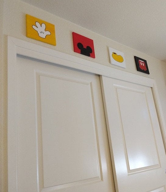 Mickey Mouse Wall Art Mickey Mouse Decor Mickey Mouse - Etsy