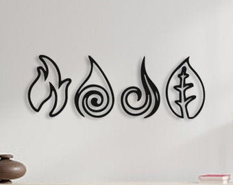 Wall Art 4 Elements | Etsy