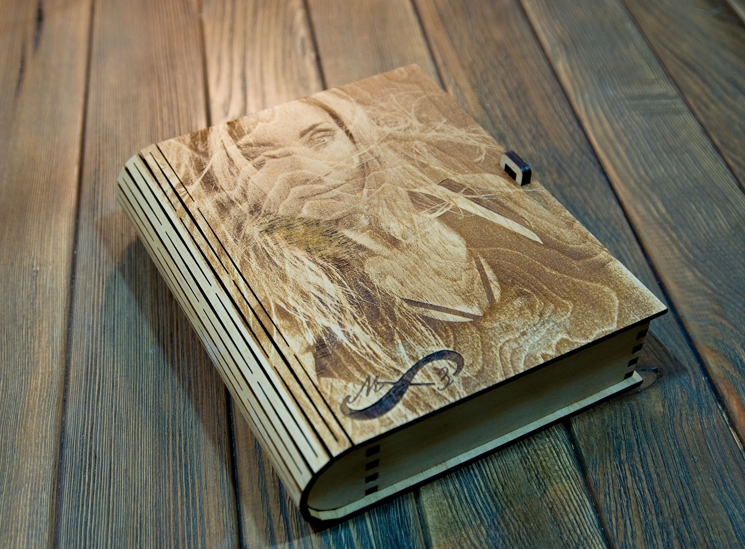 Photo engraved on the wood photo engraving Personalized | Etsy