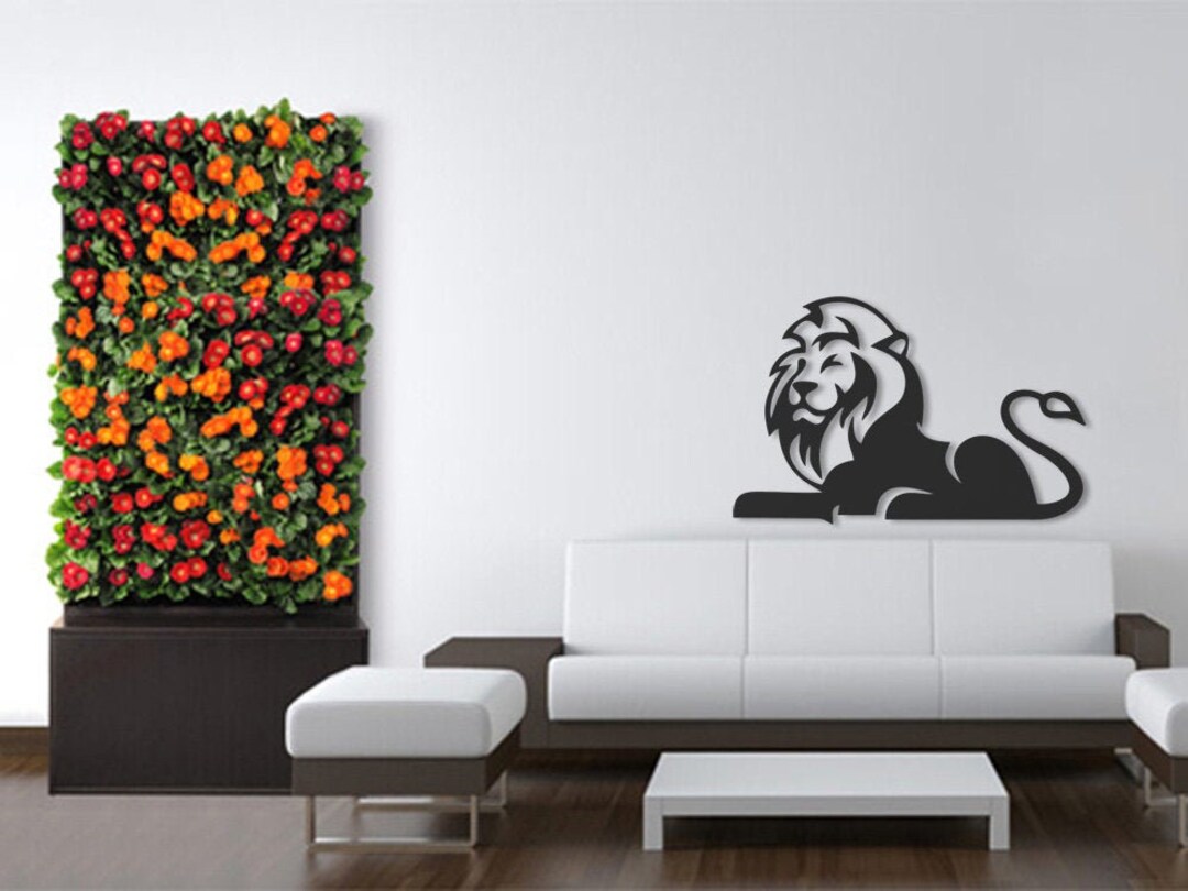 Lion Wall Decor, Leo Wall Art, Lion Wall Art, Hanging Wall Art Animal ...