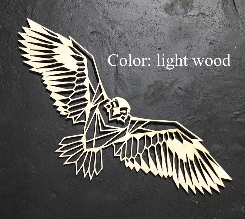 Bull Head Wooden geometric bull head Bull head wall decor | Etsy