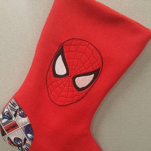 Adorable Handmade Inspired Super Hero Christmas Stocking - Etsy