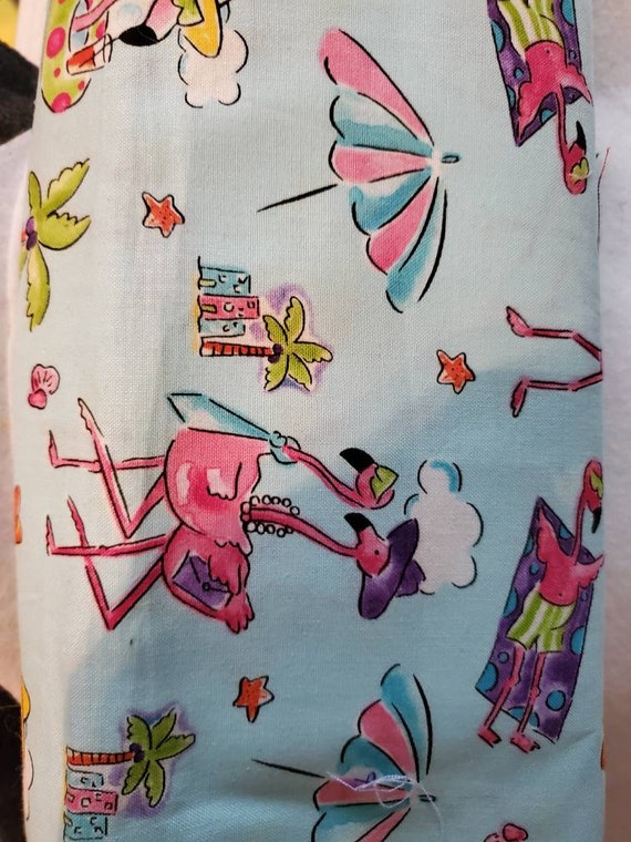 Super Cute Flamingo Party Print ID Wallet Key Chain Lanyard - Etsy