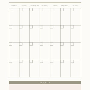 Work Notes | Monthly Plan | Meeting Notes | Daily Notes - Etsy