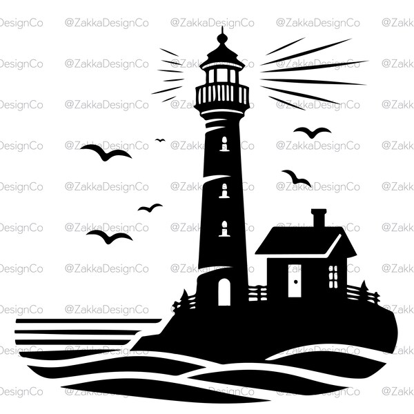 Lighthouse Svg - Etsy