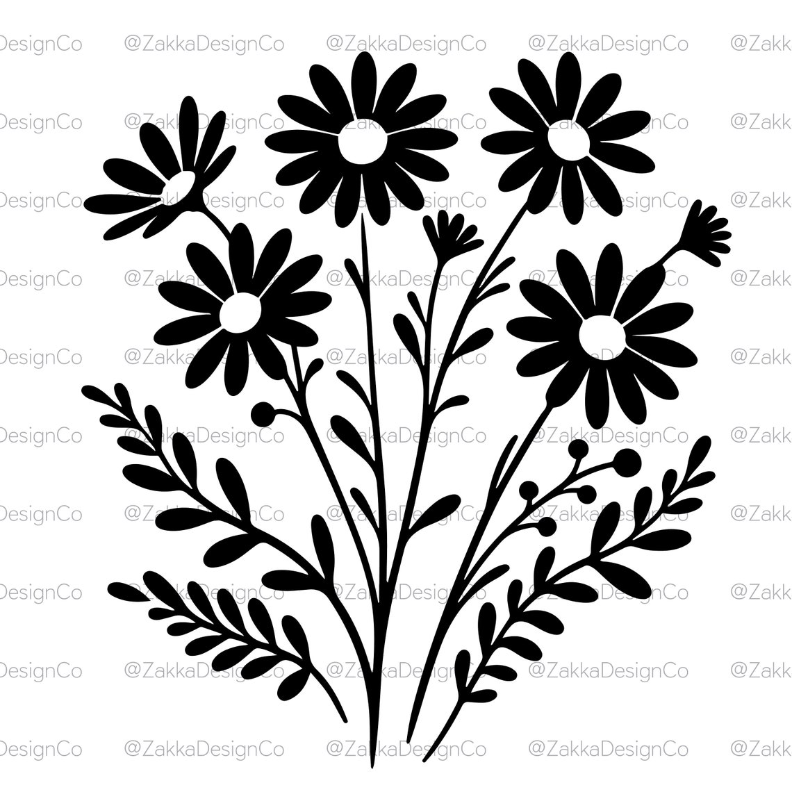 Daisy SVG, Daisy Flower Svg Files for Cricut, Daisy Clipart, Cut Files ...