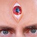Extra Large Vertical Third Eye Prosthetic With Glossy Eye Insert (in ...