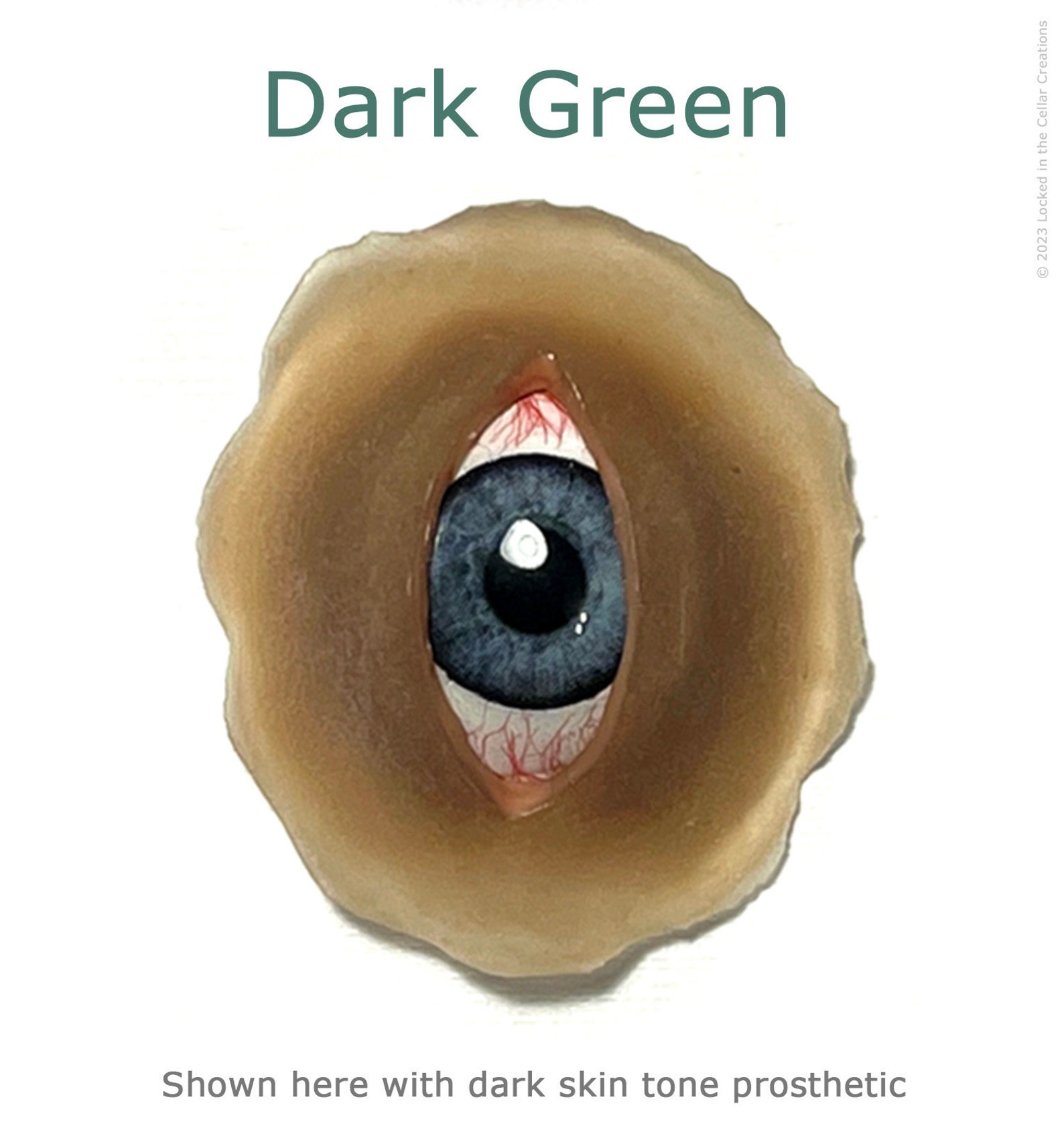 Narrow Vertical Third Eye Prosthetic latex in NEW COLOURS - Etsy