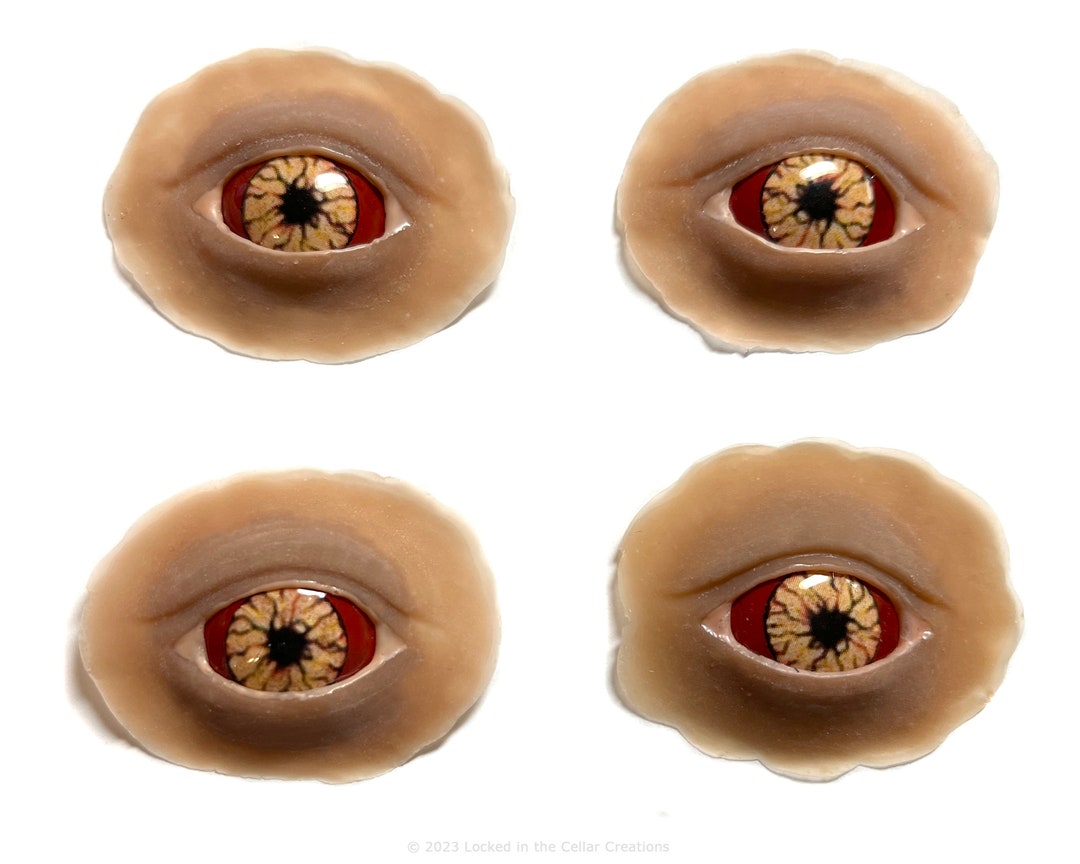 Set of 4 Demon Slayer Eye Prosthetics for Anime Cosplay - Etsy