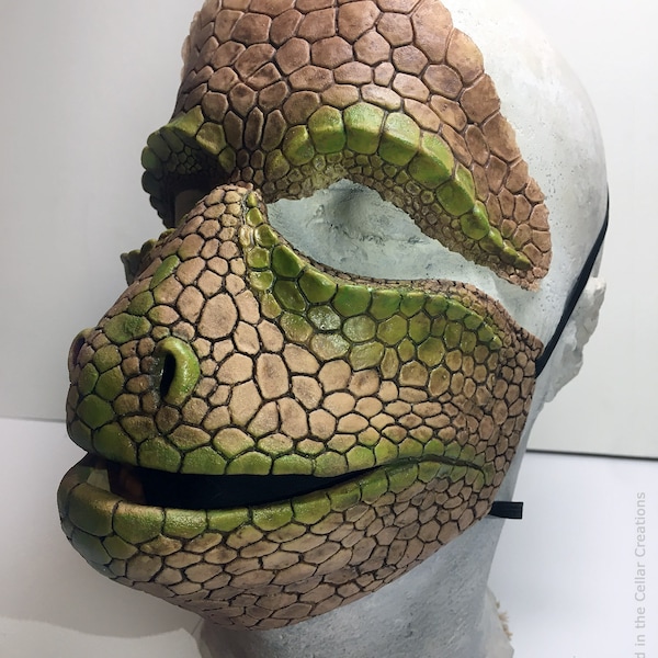 Lizard Mask - Etsy