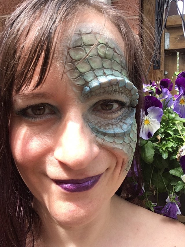 Lizard Woman Makeup