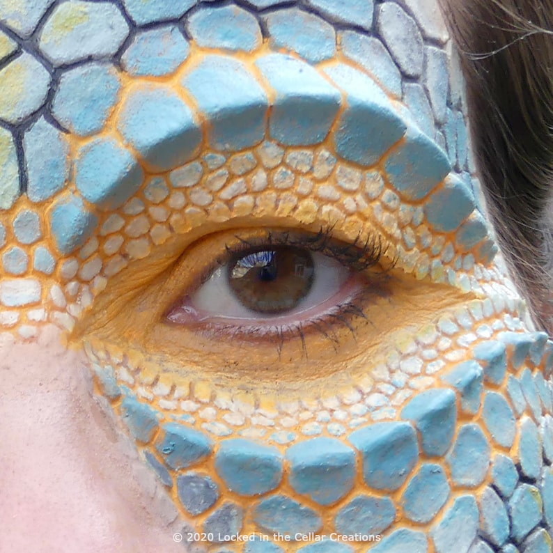 Full Reptile Prosthetic Set lizard / Snake / Iguana Fantasy - Etsy