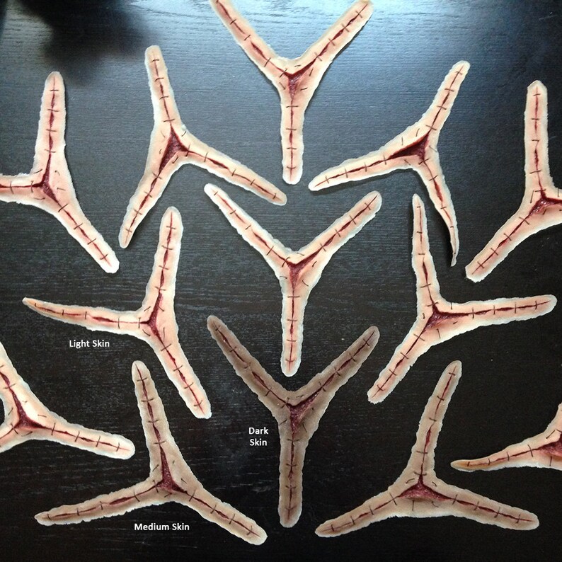 Autopsy Scar Prosthetic Sexy Corpse or Zombie Chest Make-up - Etsy UK